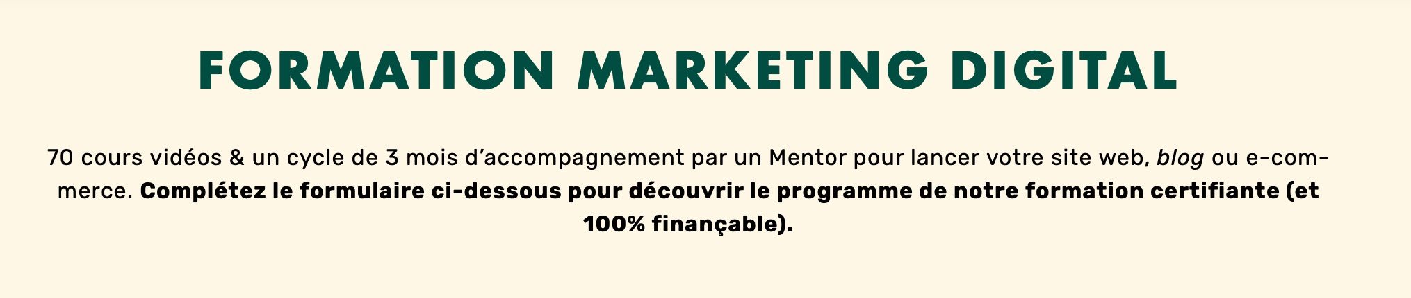 Les 5 meilleures formations en marketing digital en 2023